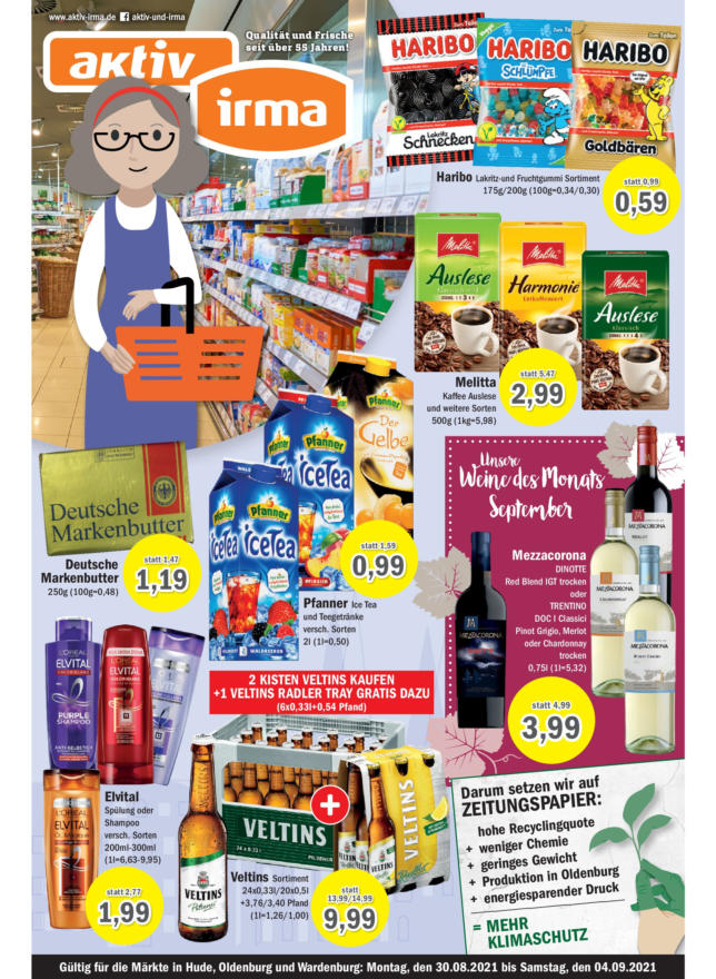 Nordwest Prospekte - ⏲ aktiv und irma Verbrauchermarkt GmbH ...