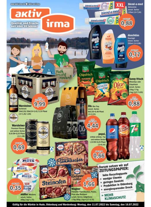 aktiv und irma Verbrauchermarkt GmbH ≫ Alle Prospekte online - Nordwest ...