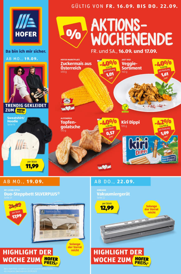 HOFER ️ Alle Flugblätter online - wogibtswas.at