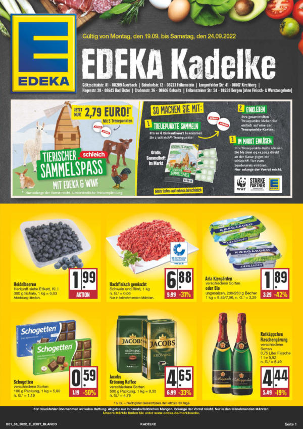 EDEKA Kadelke in Bahnhofstraße 10, 08223 Falkenstein ⇔ Öffnungszeiten ...