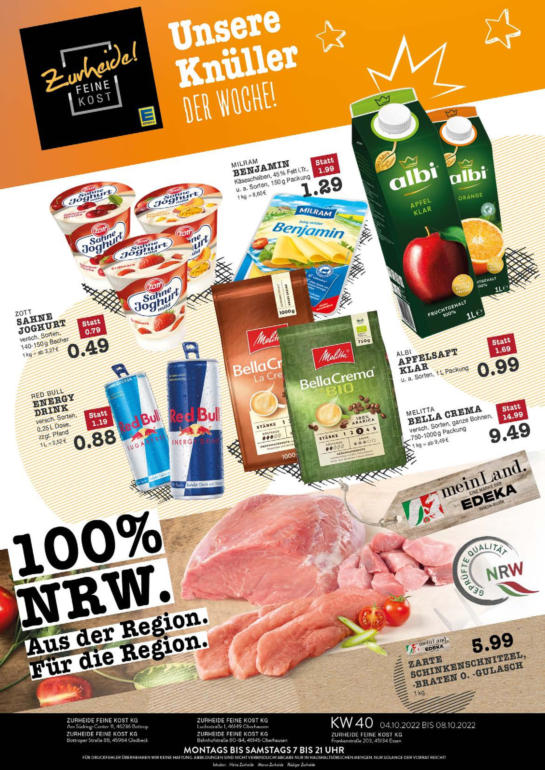 EDEKA ≫ Filialen und Öffnungszeiten in Weilerswist - Handelsangebote