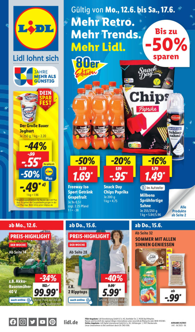 Lidl Angebot ≫ Aktuelle Prospekte und Produkte online - Handelsangebote