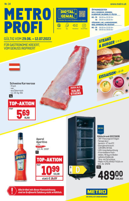 METRO Angebote ᐉ Flugblätter und Produkte online - wogibtswas.at