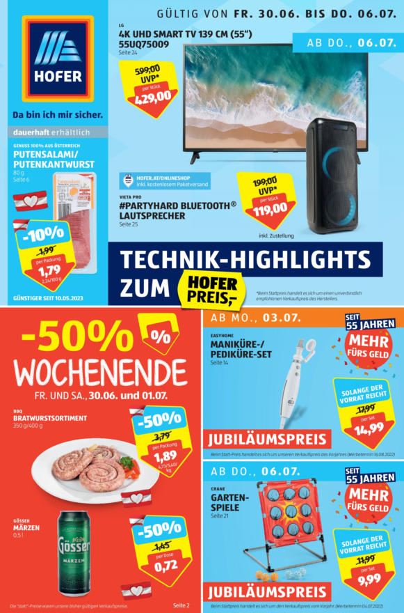 HOFER ️ Alle Flugblätter online - wogibtswas.at