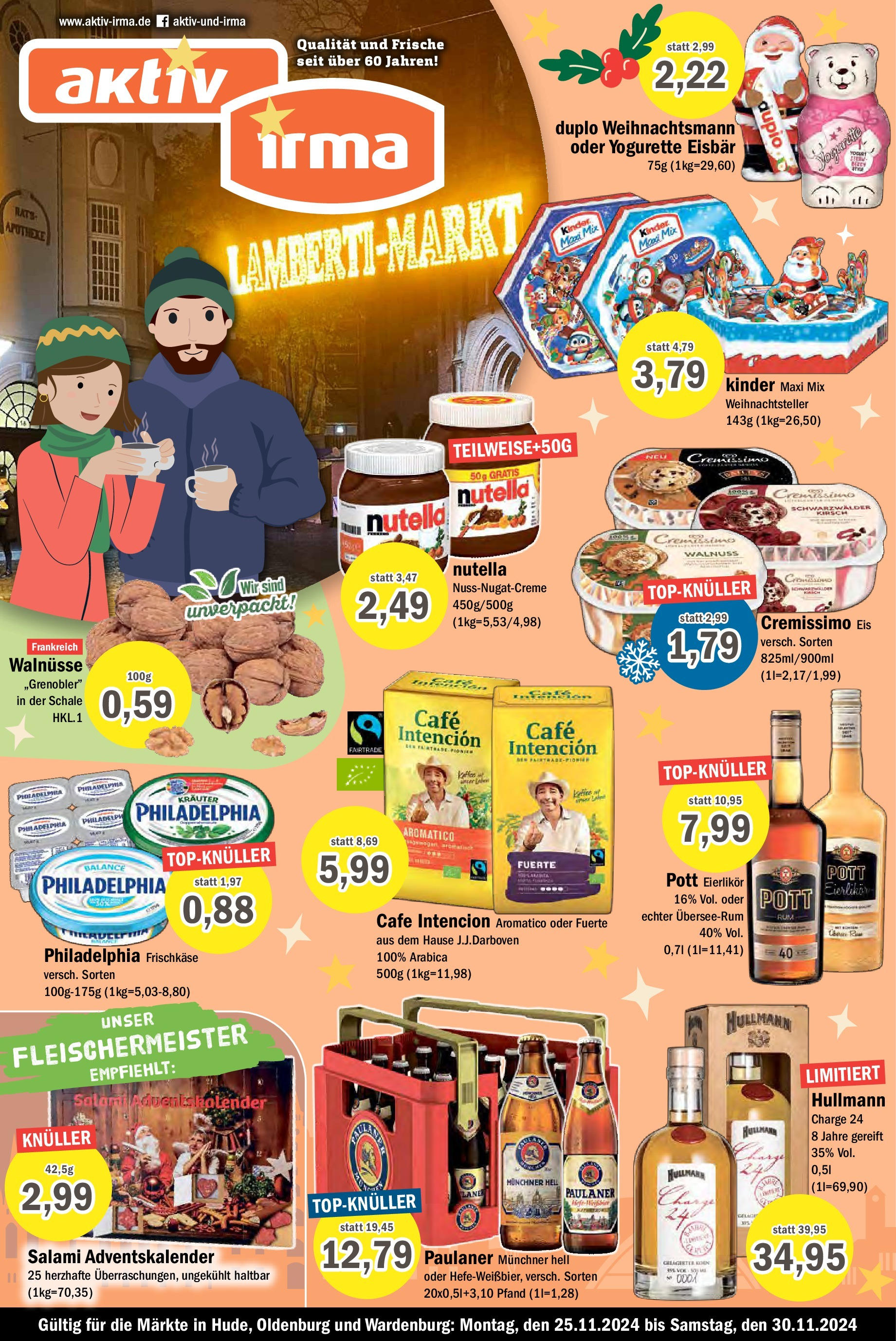 aktiv und irma Verbrauchermarkt GmbH Prospekte gültig vom 25.11. bis 30 ...