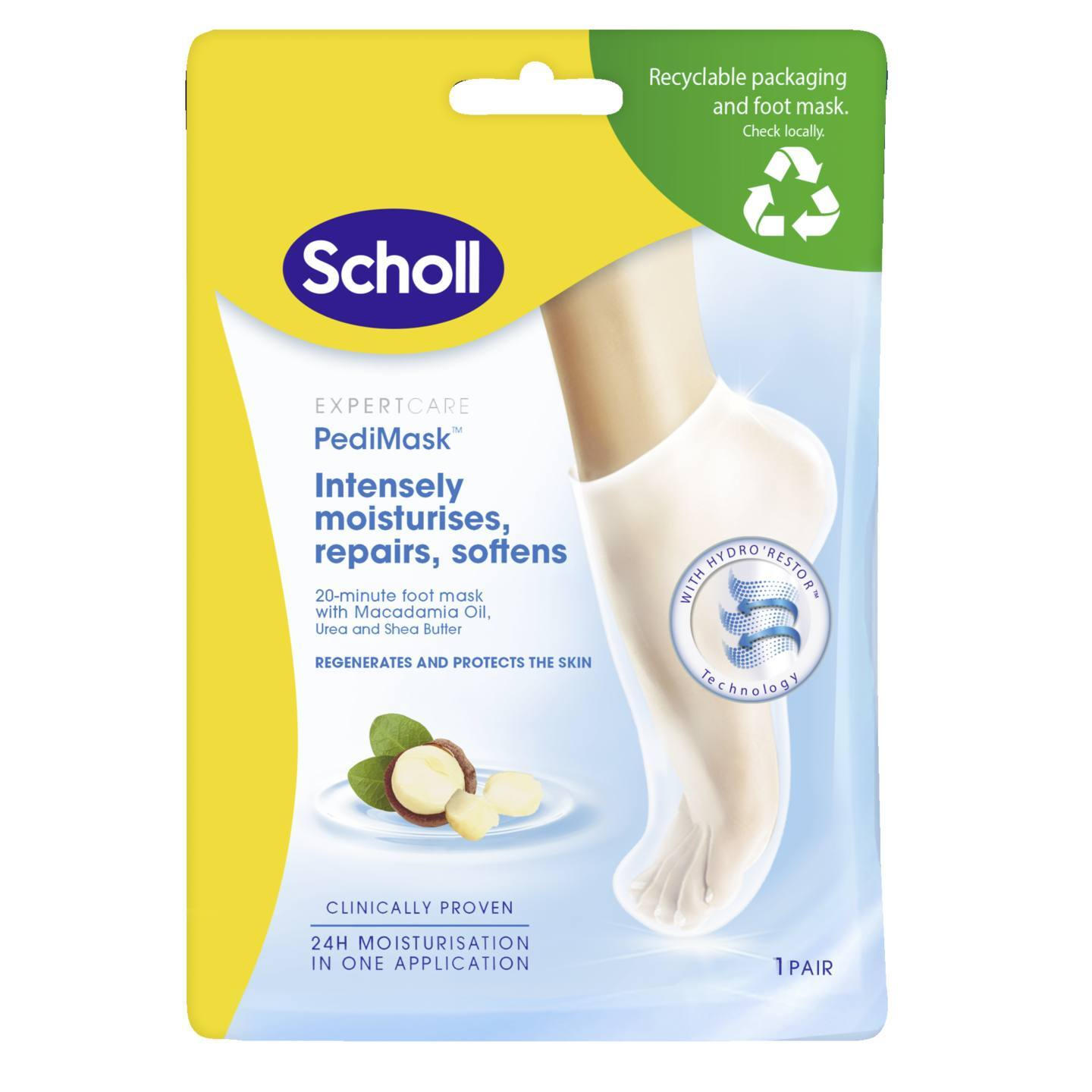 Scholl Маска за крака Macadamia Oil ᐉ Онлайн от Kaufland хипермаркет ⭐ ...