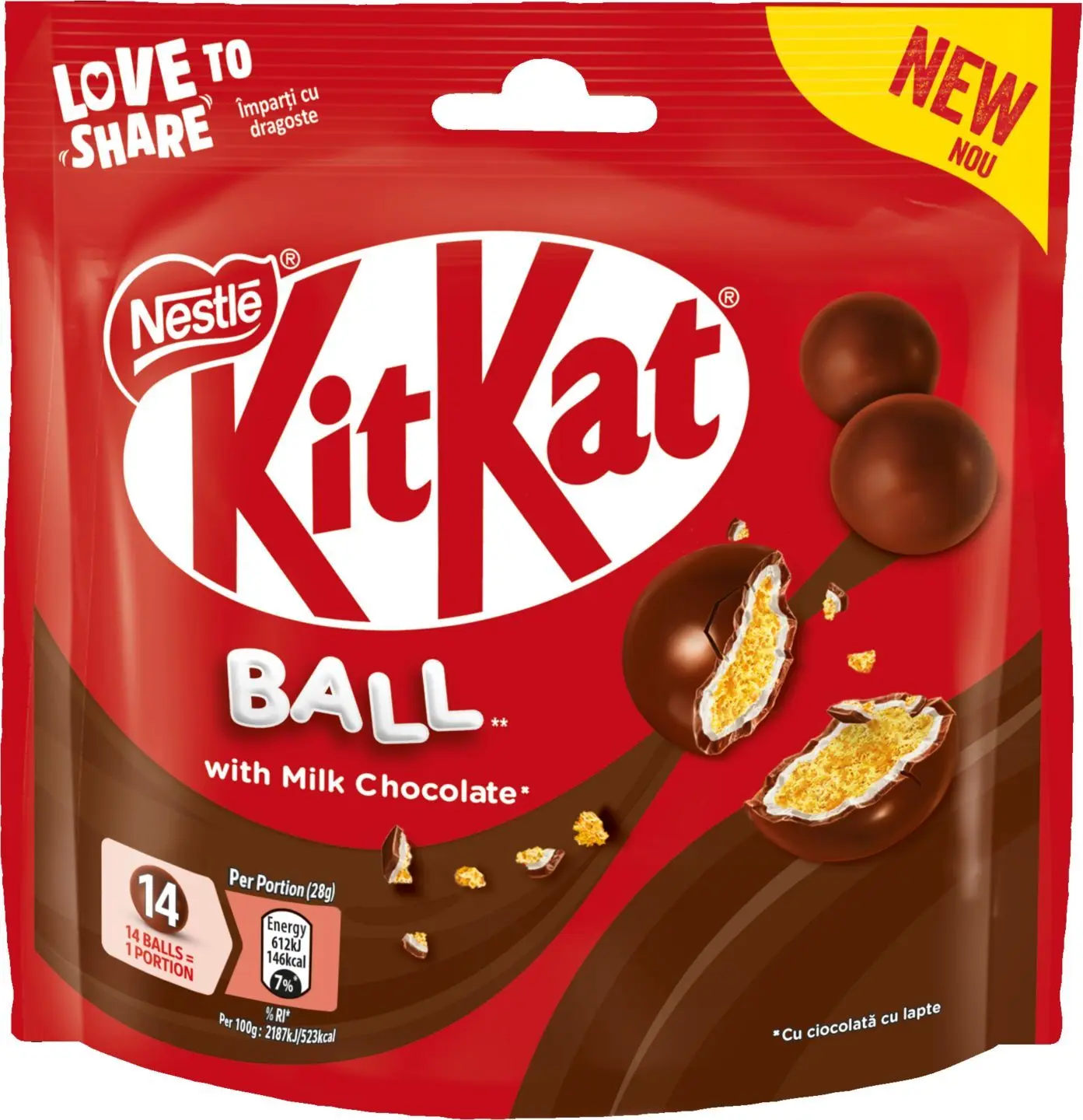 KitKat Ball/Smarties/Nesquik Топчета с шоколад, дражета или минивафли ᐉ ...