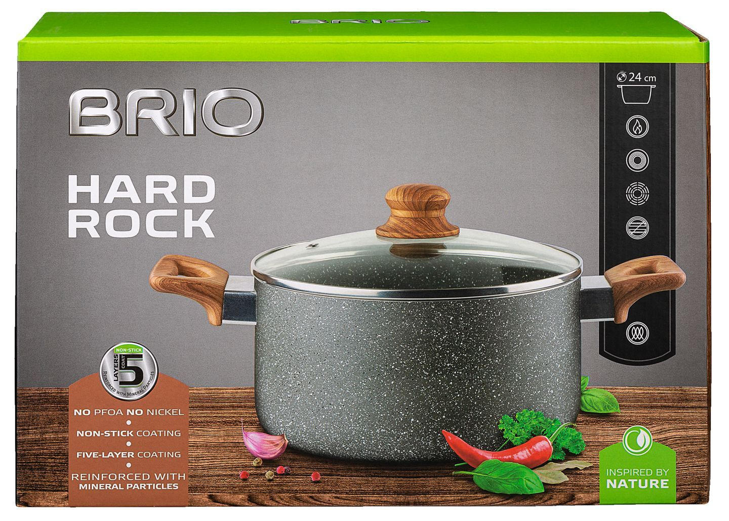BRIO Тенджера Hard Rock Ø24 см ᐉ Онлайн от Kaufland хипермаркет ⭐ ...