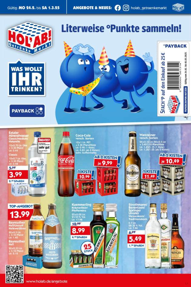 HOL'AB! Getränkemarkt Angebote ≫ Aktuelle Prospekte und Produkte online - Handelsangebote