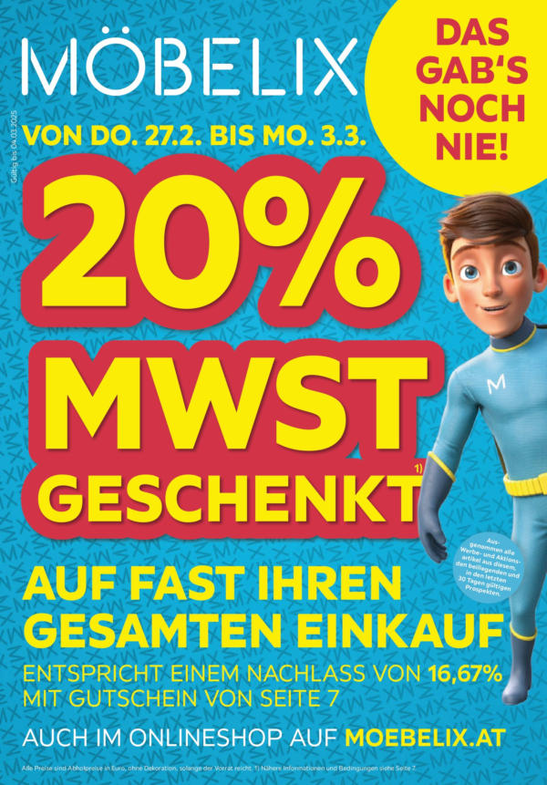 Möbelix Angebote ᐉ Aktuelle Flugblätter und Produkte online - wogibtswas.at