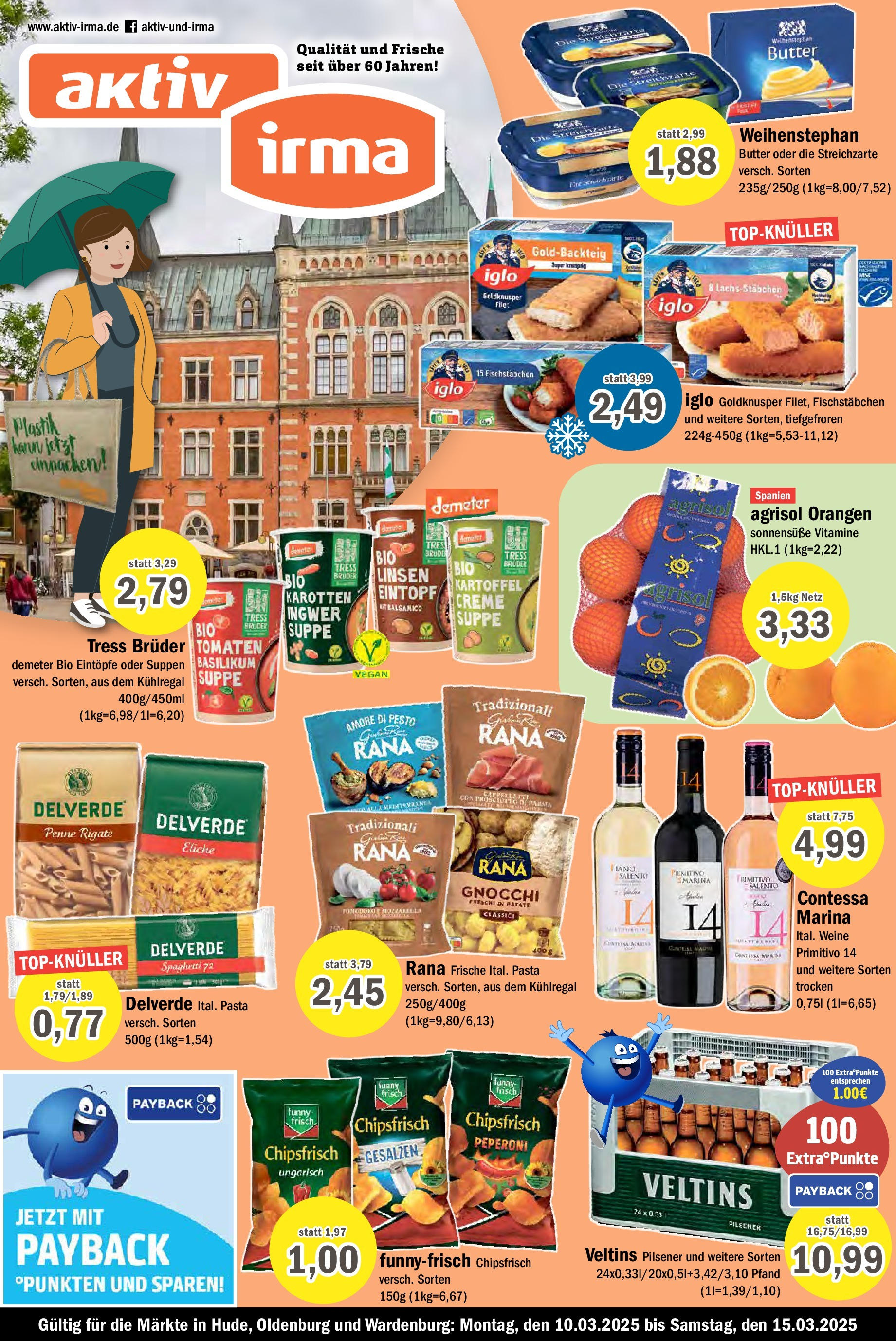 aktiv und irma Verbrauchermarkt GmbH Prospekte gültig vom 10.03. bis 15 ...