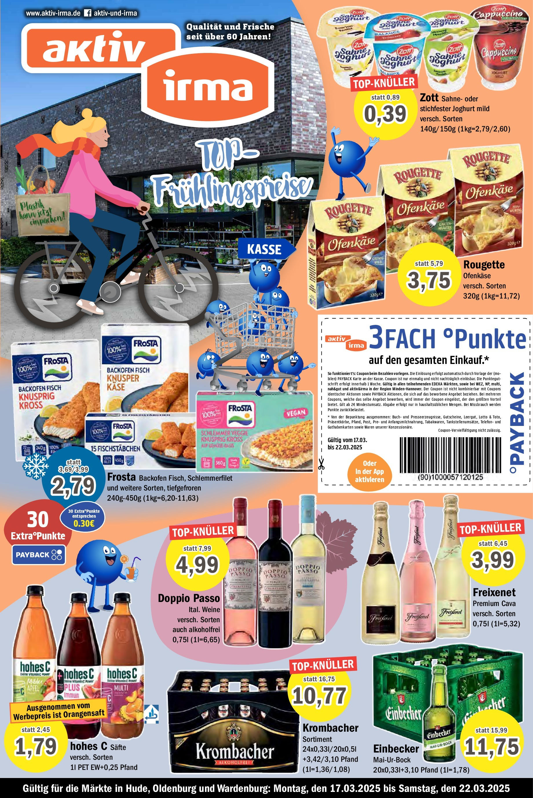 aktiv und irma Verbrauchermarkt GmbH Prospekte gültig vom 17.03. bis 22.03. ᐉ Online Angebote ...