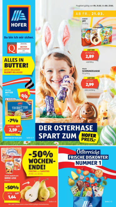 HOFER ᐉ alle Filialen und Öffnungszeiten online - wogibtswas.at