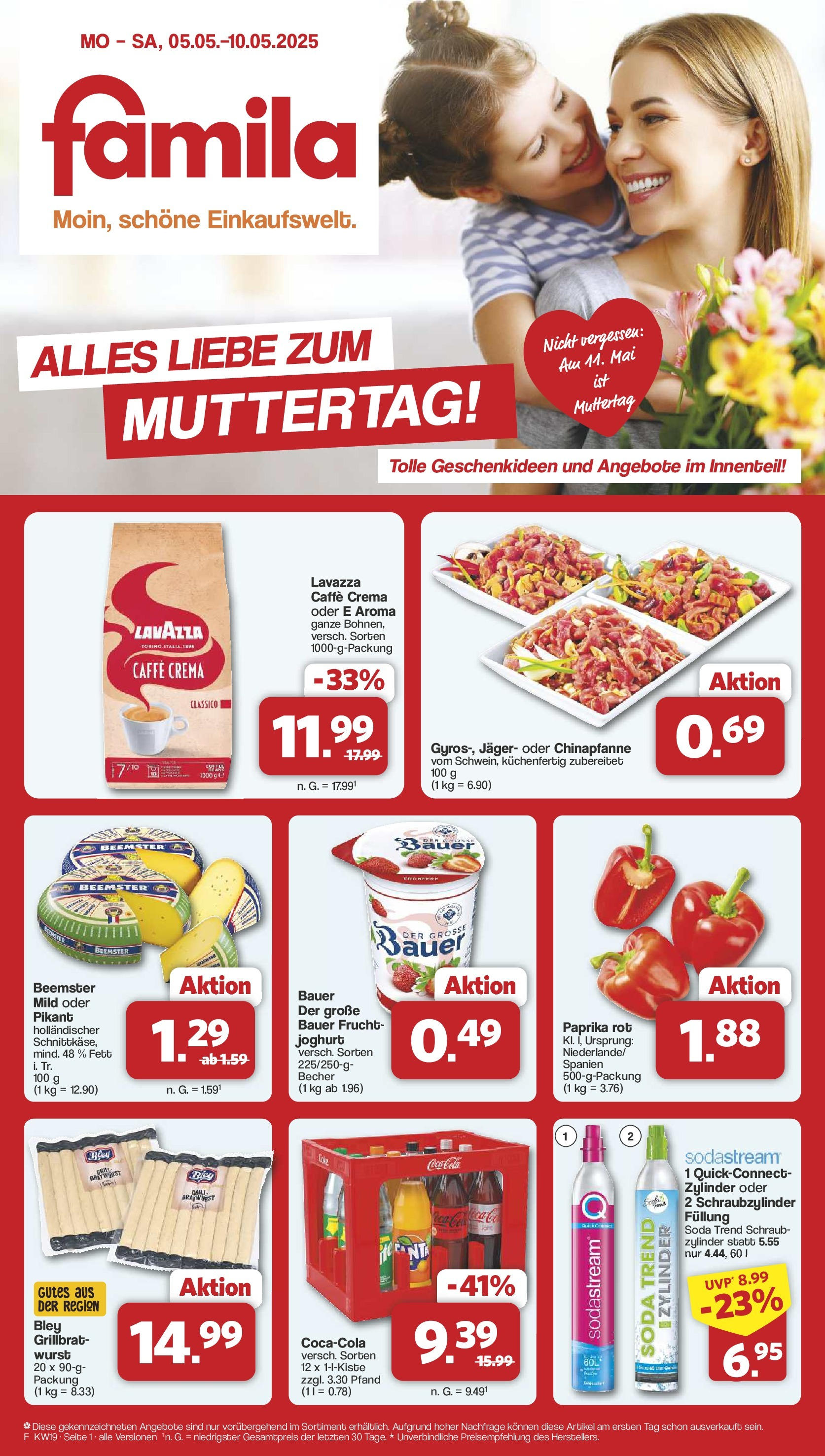 FAMILA Prospekte gültig vom 05.05. bis 10.05. ᐉ Online Angebote der Woche - Nordwest Prospekte
