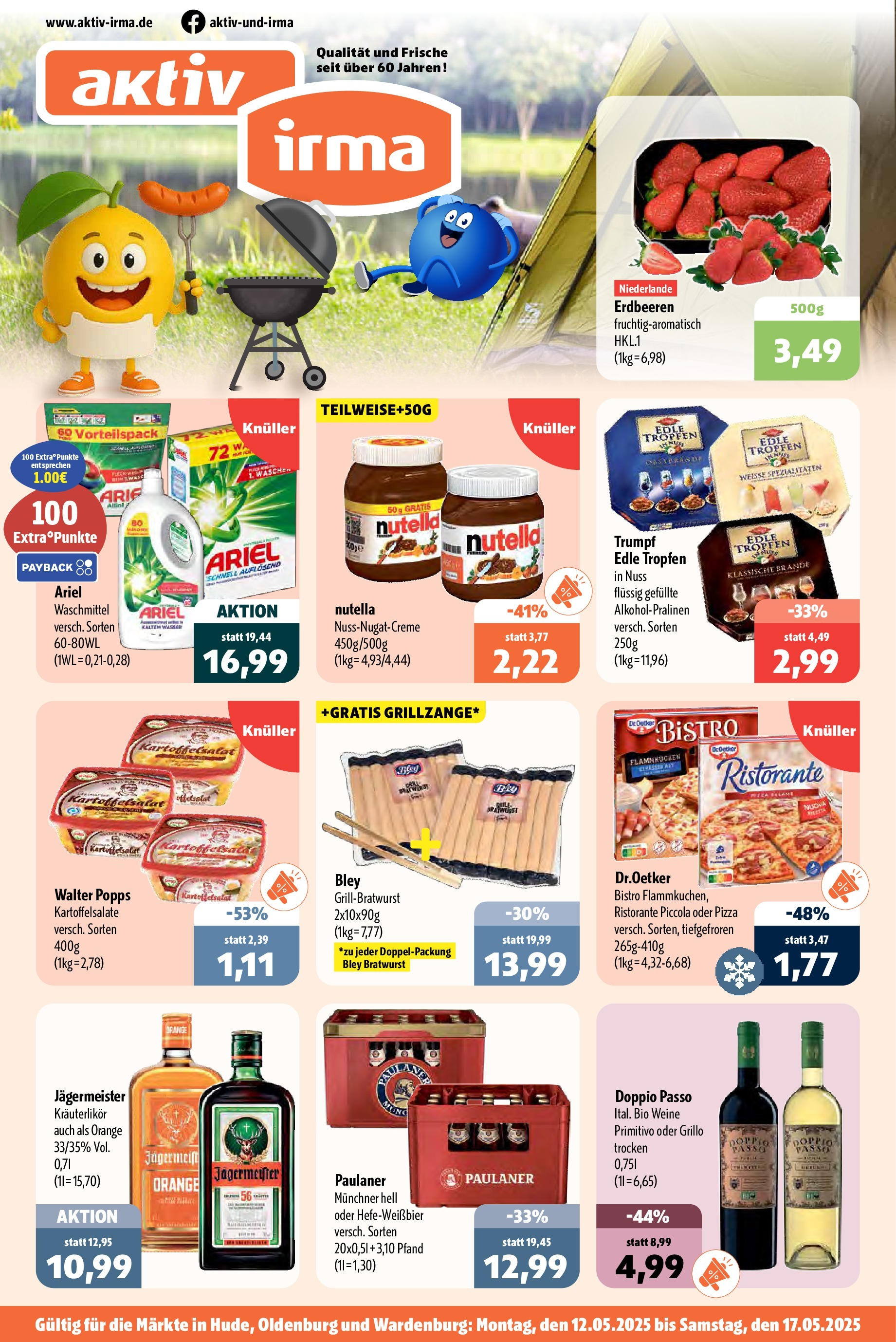 aktiv und irma Verbrauchermarkt GmbH Prospekte gültig vom 12.05. bis 17.05. ᐉ Online Angebote ...