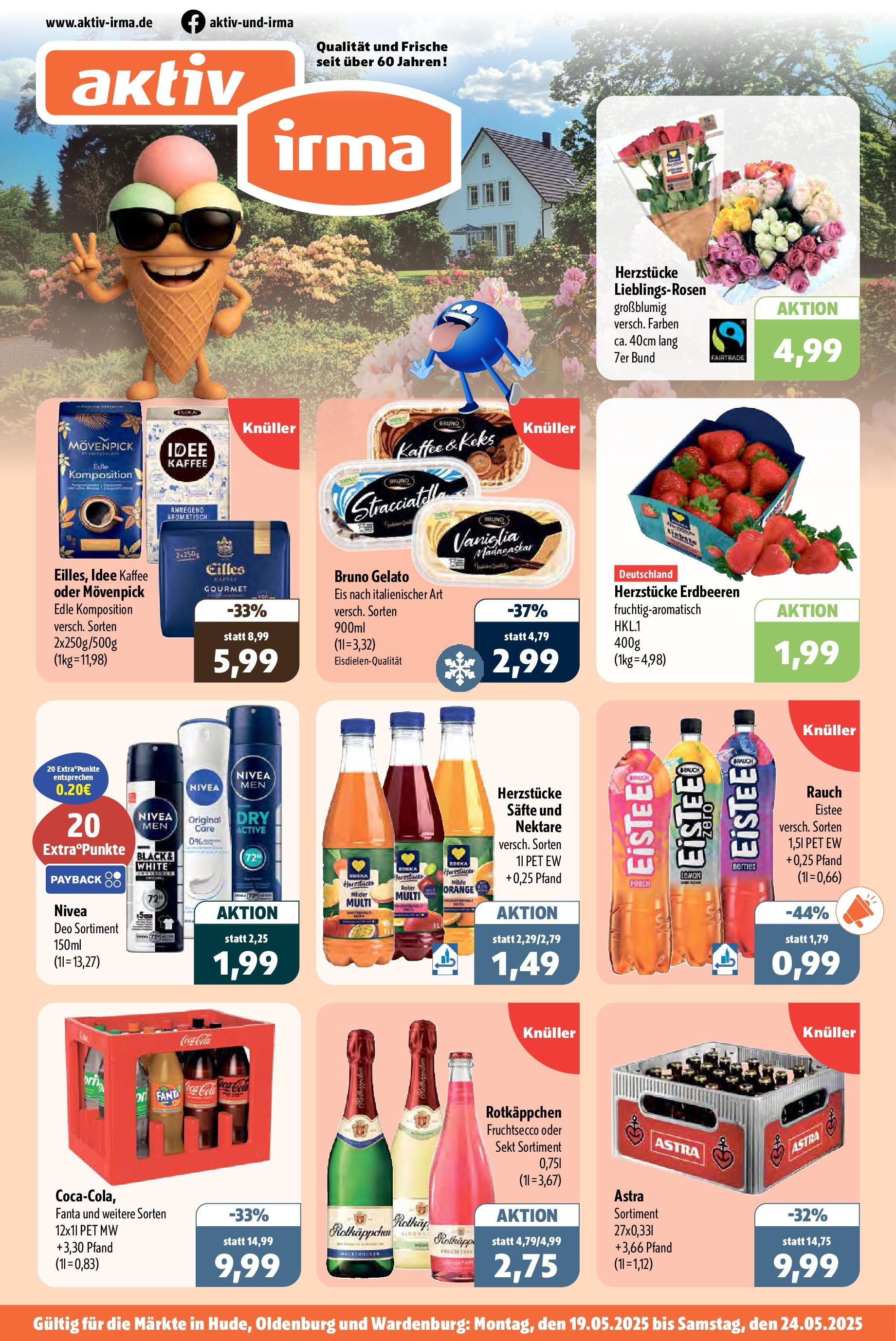aktiv und irma Verbrauchermarkt GmbH Prospekte gültig vom 19.05. bis 24 ...