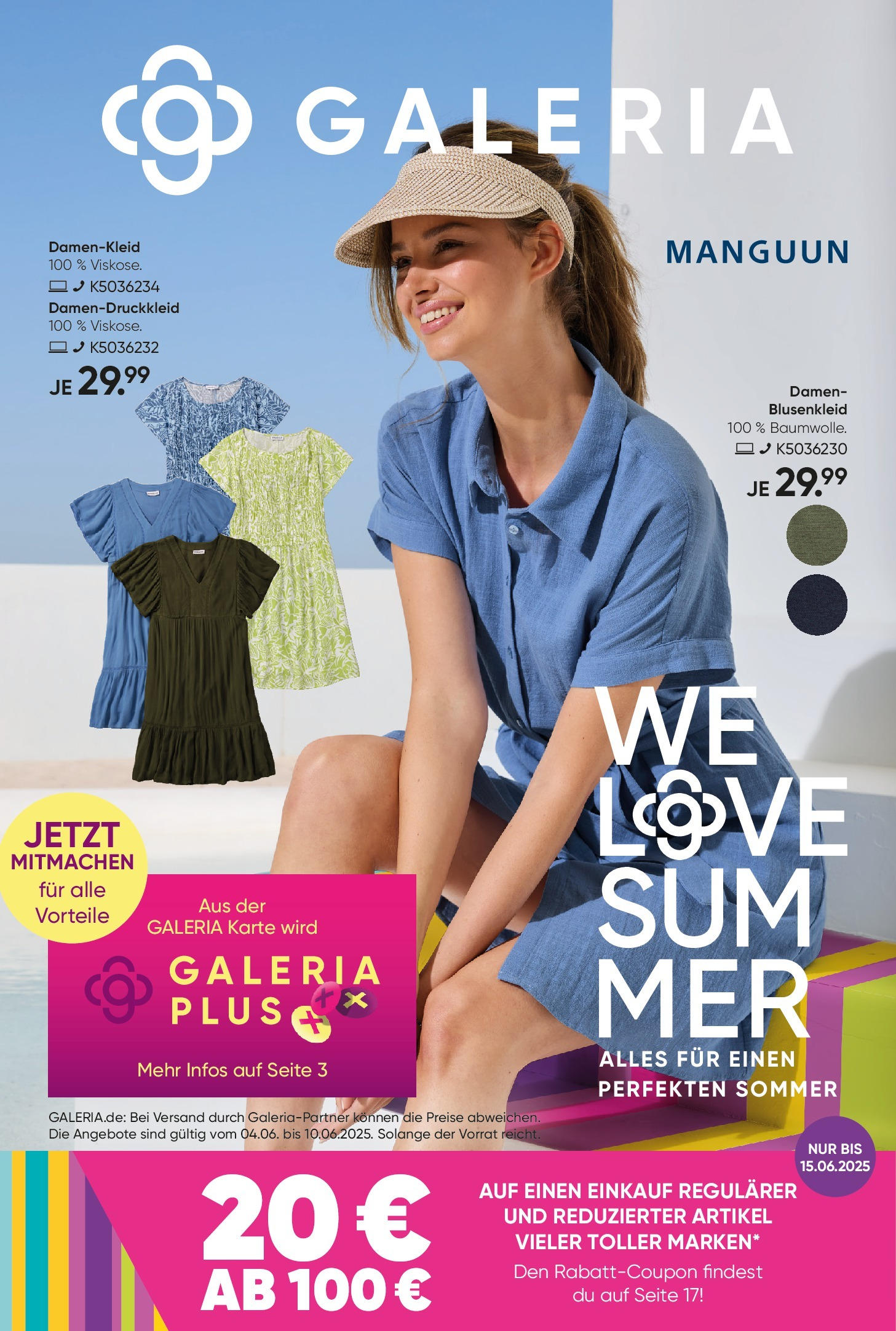 GALERIA Karstadt Kaufhof GmbH Prospekte gültig vom 07.06. bis 10.06. ᐉ Online Angebote der Woche ...