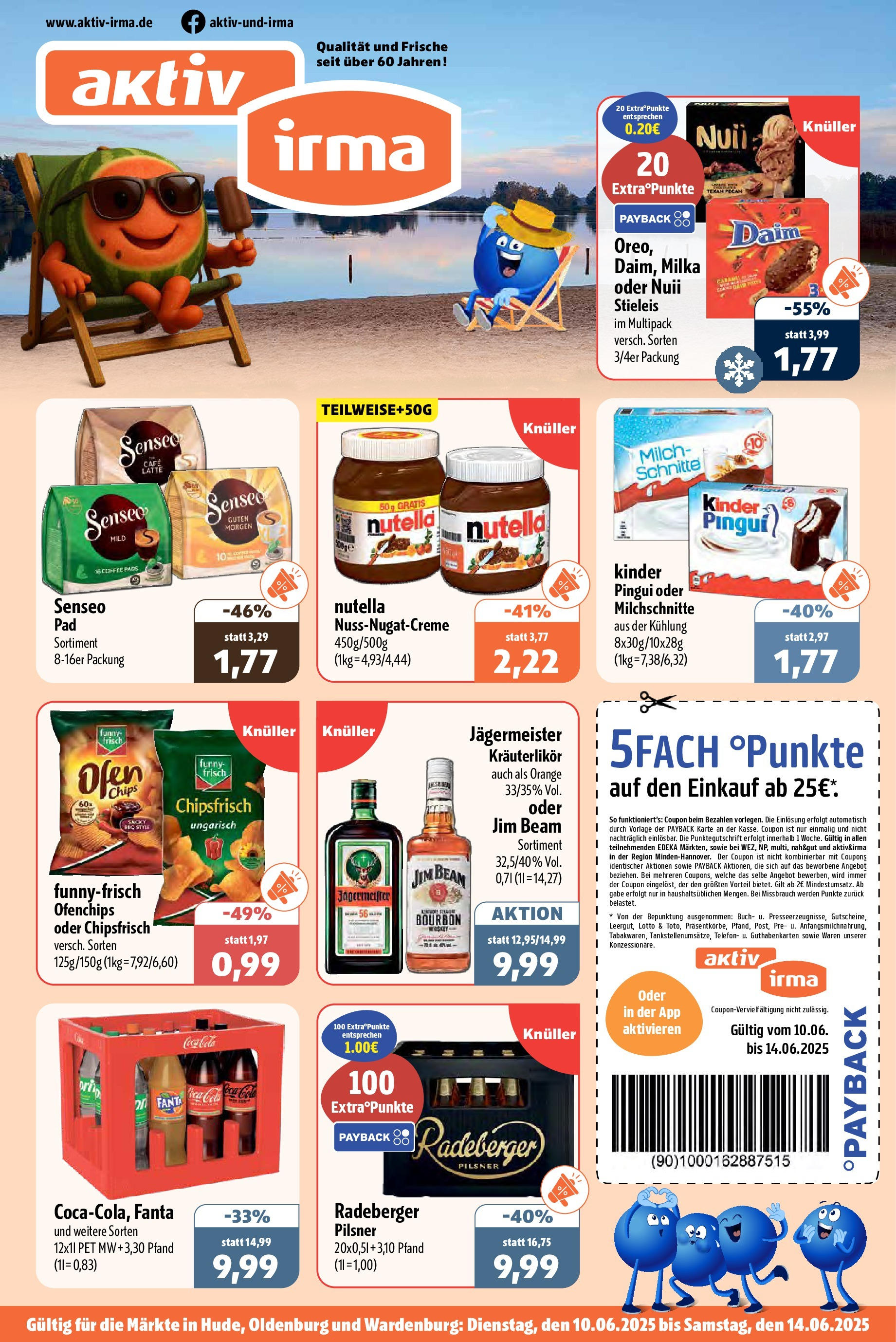 aktiv und irma Verbrauchermarkt GmbH Prospekte gültig vom 10.06. bis 14 ...
