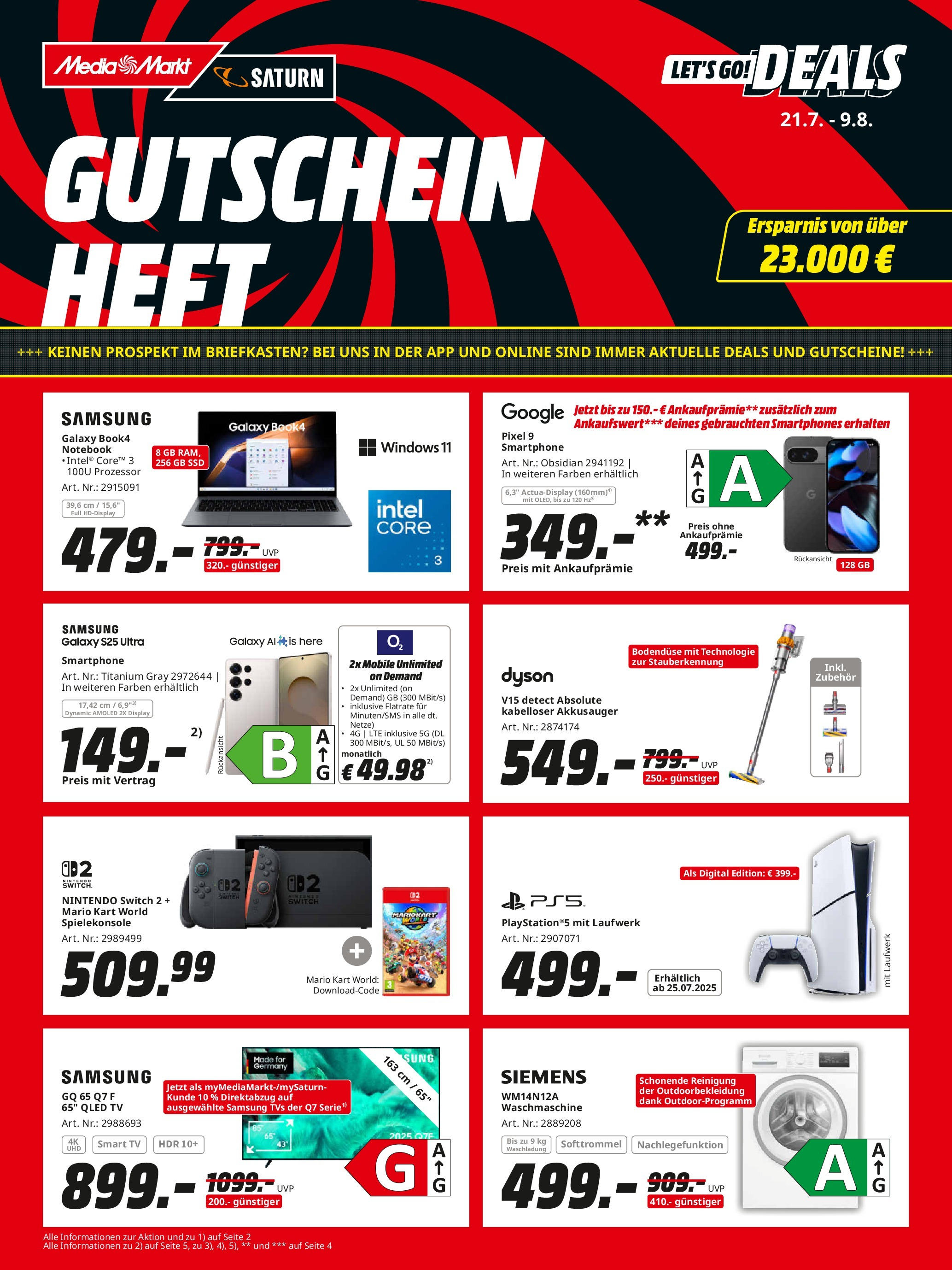 Media Markt Prospekte gültig vom 21.07. bis 27.07. ᐉ Online Angebote der Woche - Nordwest Prospekte