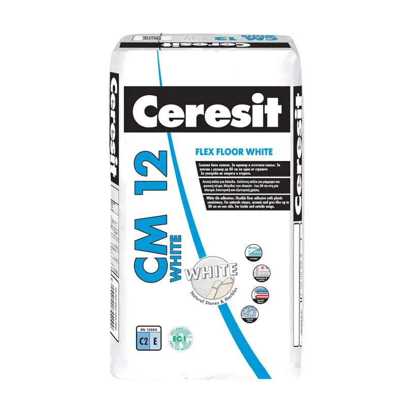 ЛЕПИЛО ЗА ПЛОЧКИ CERESIT CM 12 FLEX БЯЛ ᐉ Онлайн от Практикер ⭐ Broshura.bg