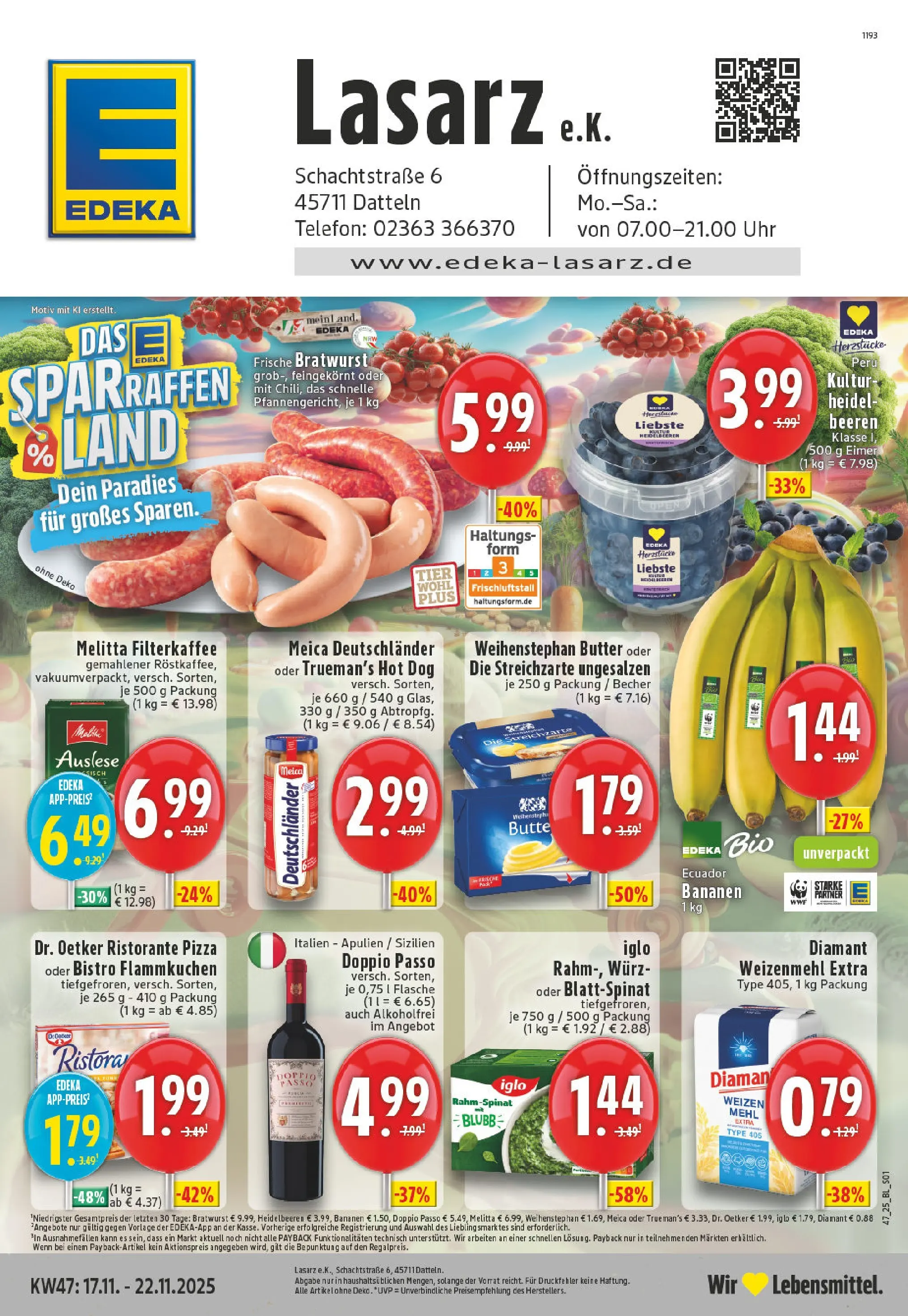 Edeka prospekt Datteln (ab 16.11.2025) » Angebote Online
