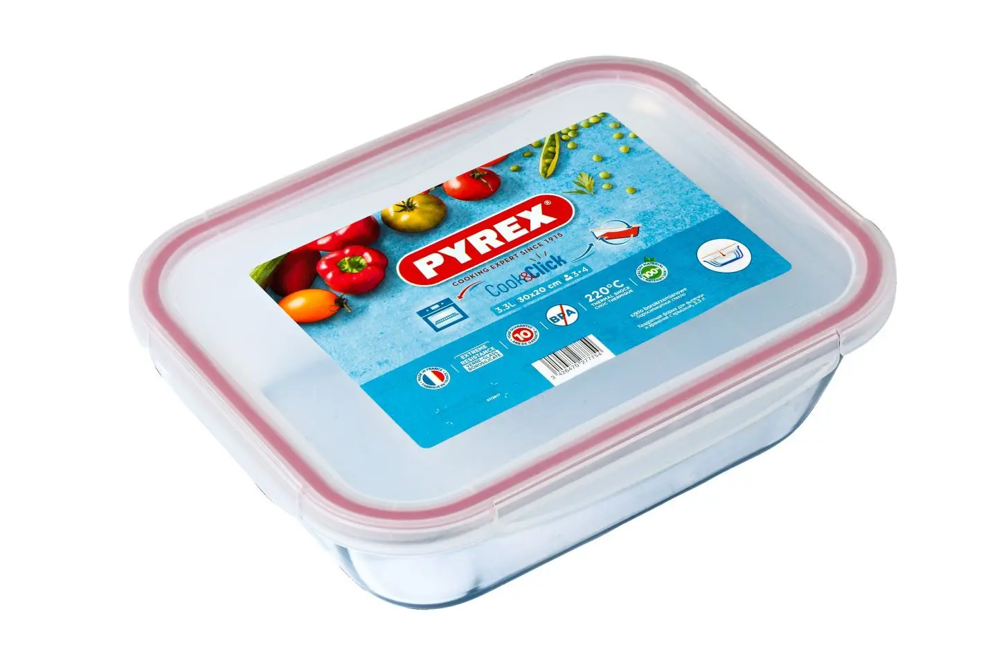 Pyrex Тава Cook&Click 3,3 л ᐉ Онлайн от Kaufland хипермаркет ⭐ Broshura.bg