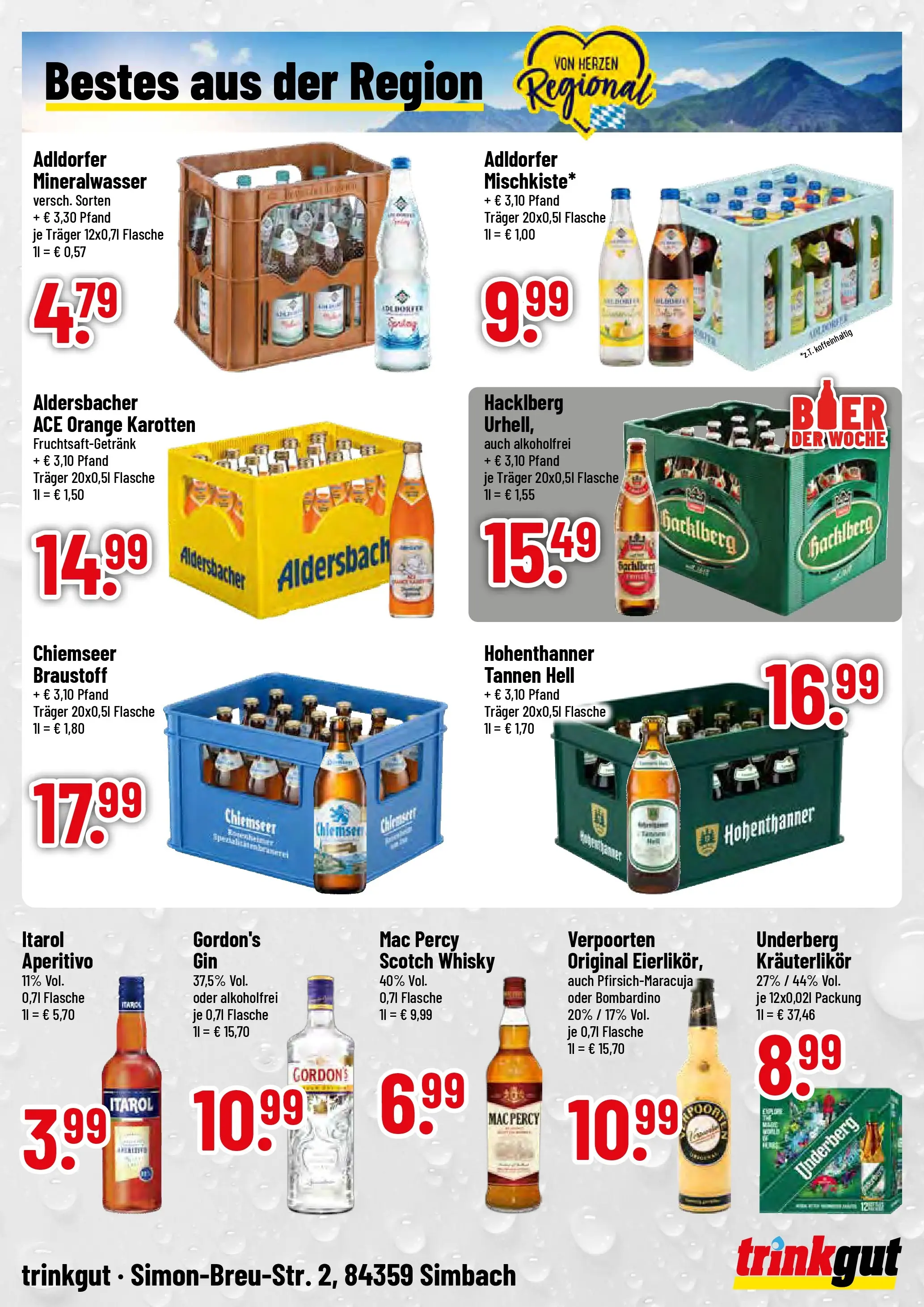Trinkgut - trinkgut: Wochenangebote (ab 18.01.2026) » Angebote ab Montag