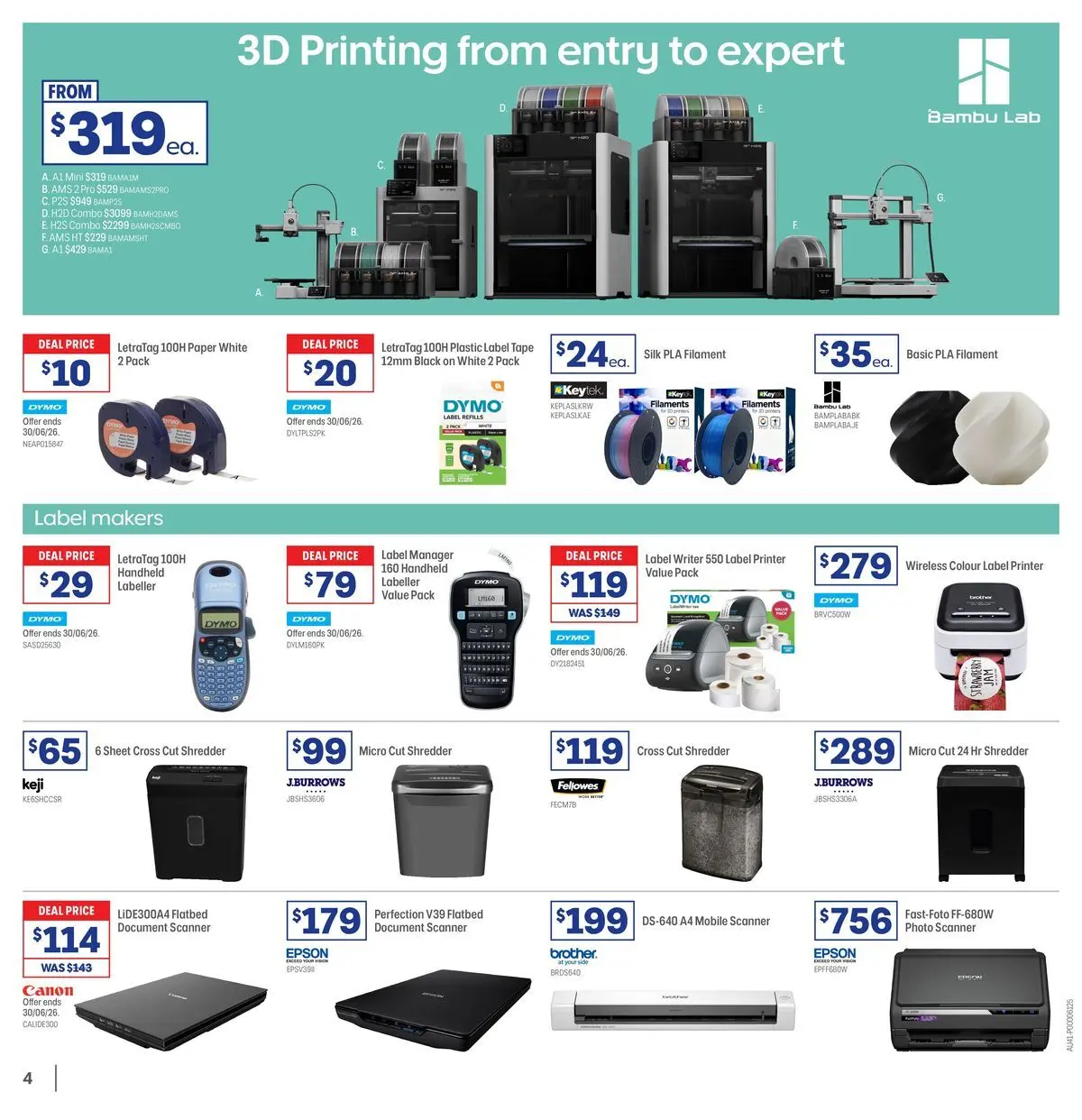 Officeworks weekly catalogue from 27/05/2026