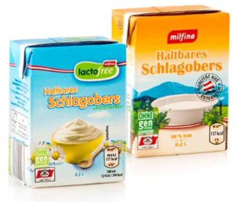 MILFINA H-Schlagobers für nur € 0,59 statt € 0,65 ️ Online von HOFER ...