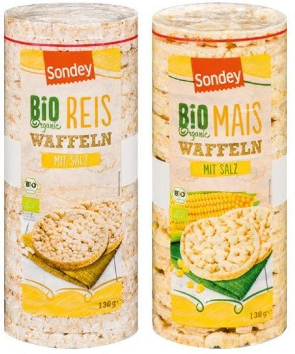 SONDEY Bio Reis-/Maiswaffeln ️ Online von Lidl Österreich - wogibtswas.at
