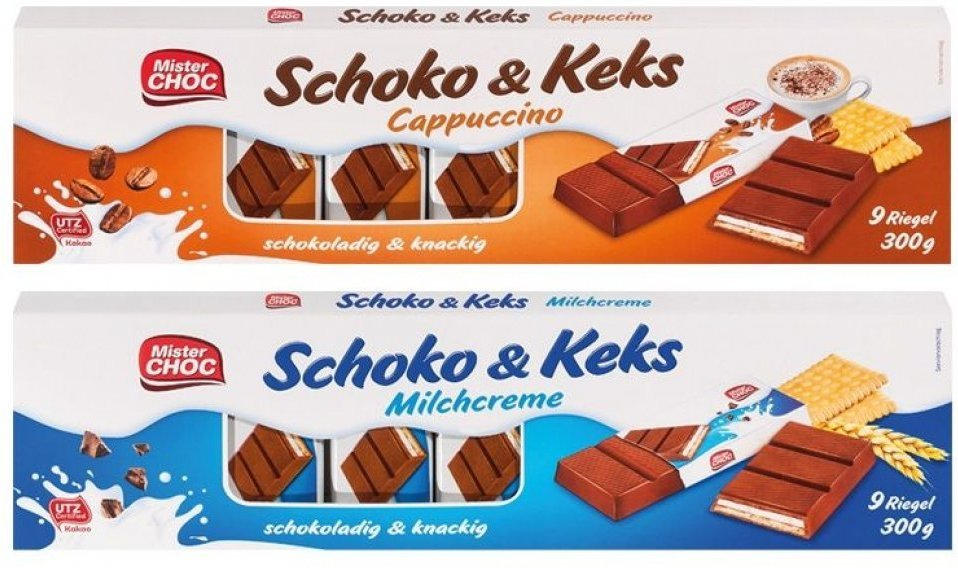 MISTER CHOC Schoko & Keks für nur € 1,43 statt € 2,39 ️ Online von Lidl ...