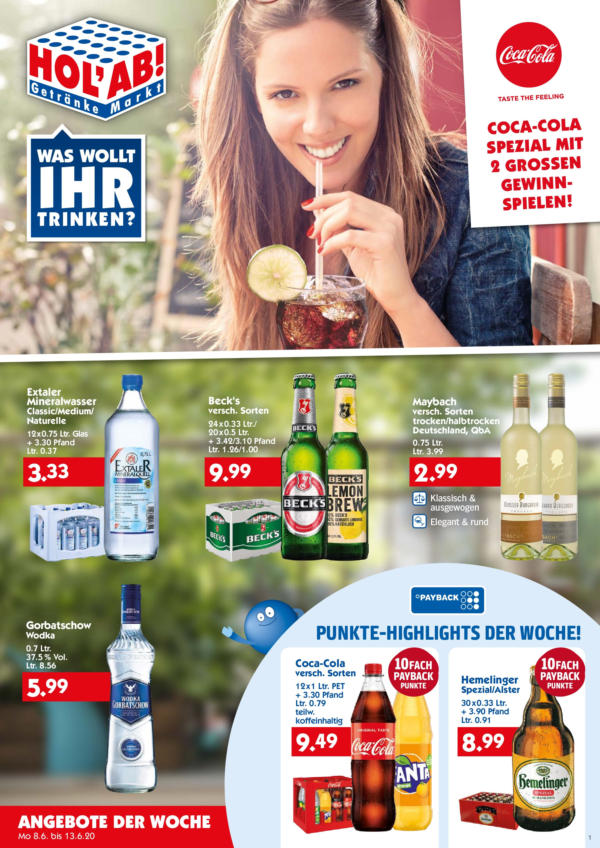 Hol‘ Ab! Getränkemarkt Angebote ≫ Aktuelle Prospekte und Produkte online - Handelsangebote